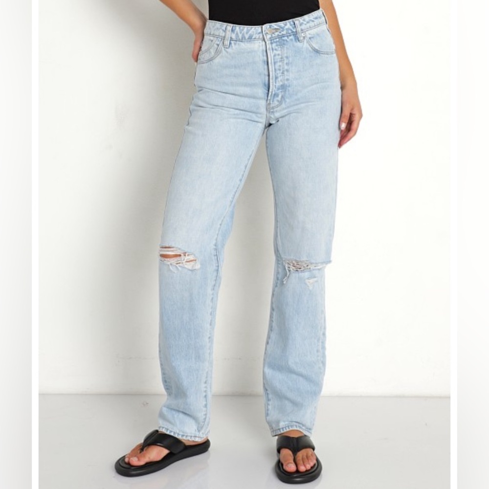 Rollas Classic Straight High Rise Denim - Gem